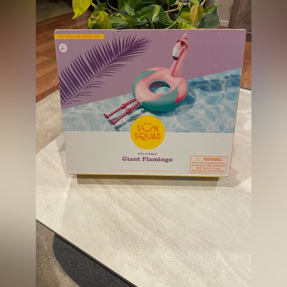 Swim | Nwt Sun Squad Inflatable Giant Flamingo Float | Poshmark